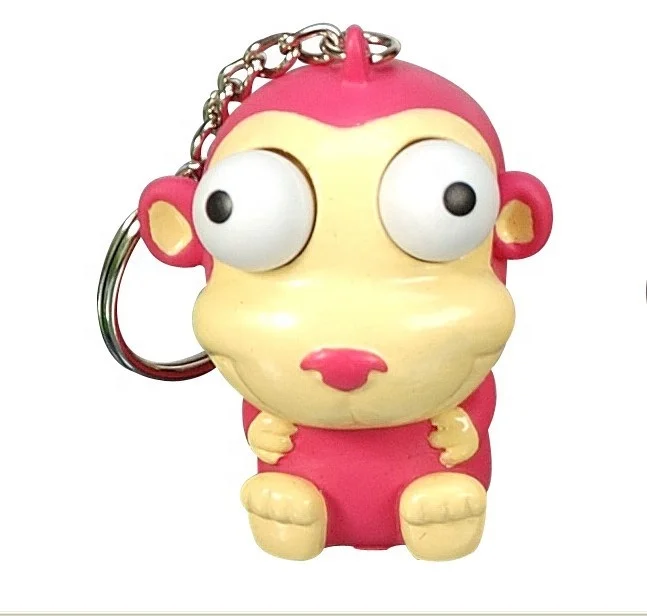 Monkey Rubber 3D Mini PVC Keychain - Perfect Promotional Gift