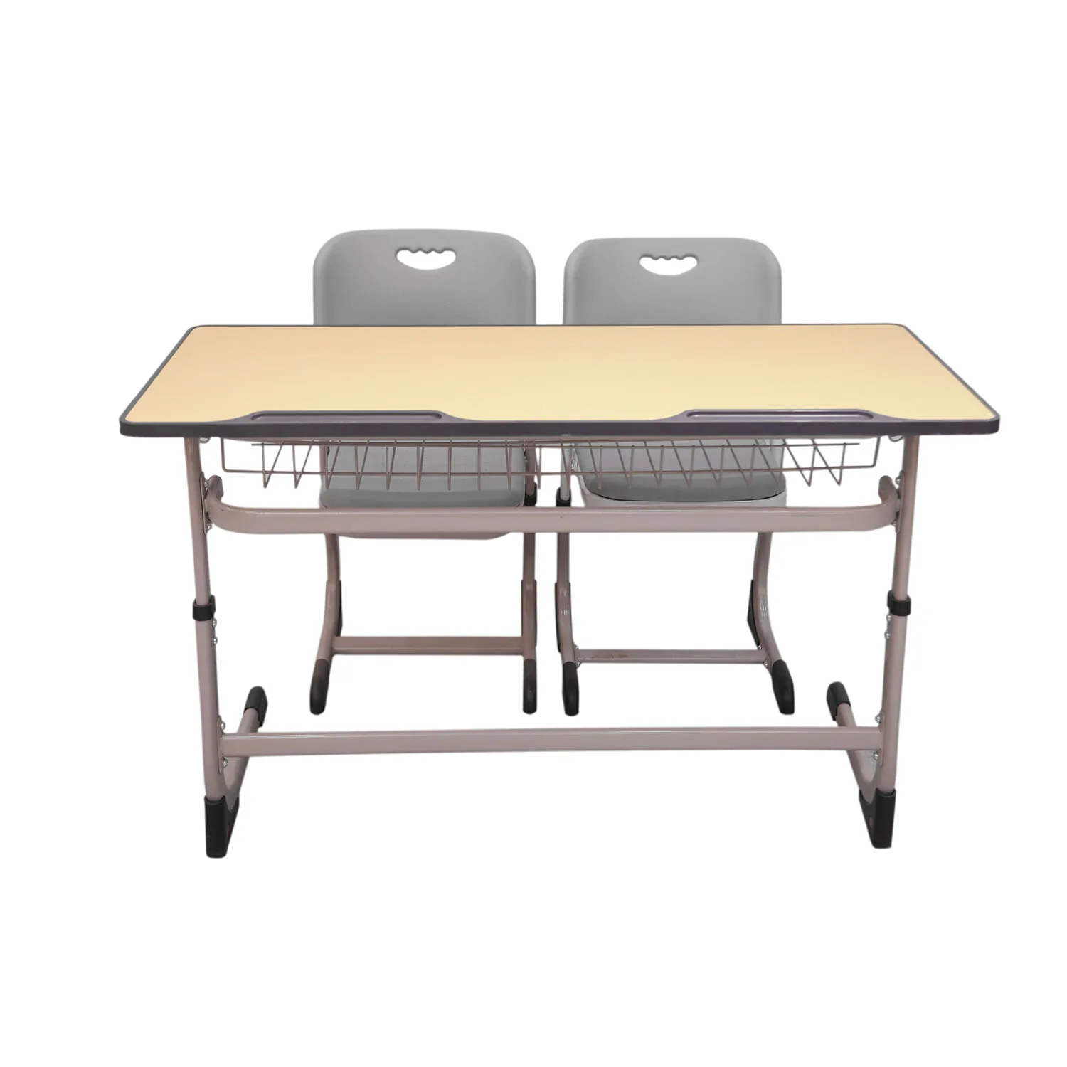 Modern Double-Seat Student Desks - Durable & Versatile
