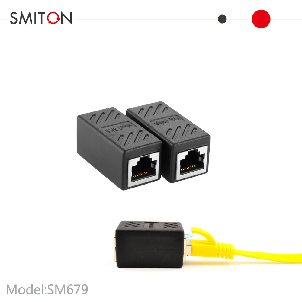 Rj45 8p8c Coupler Inline Adapter Female To Female Network Connector For ...