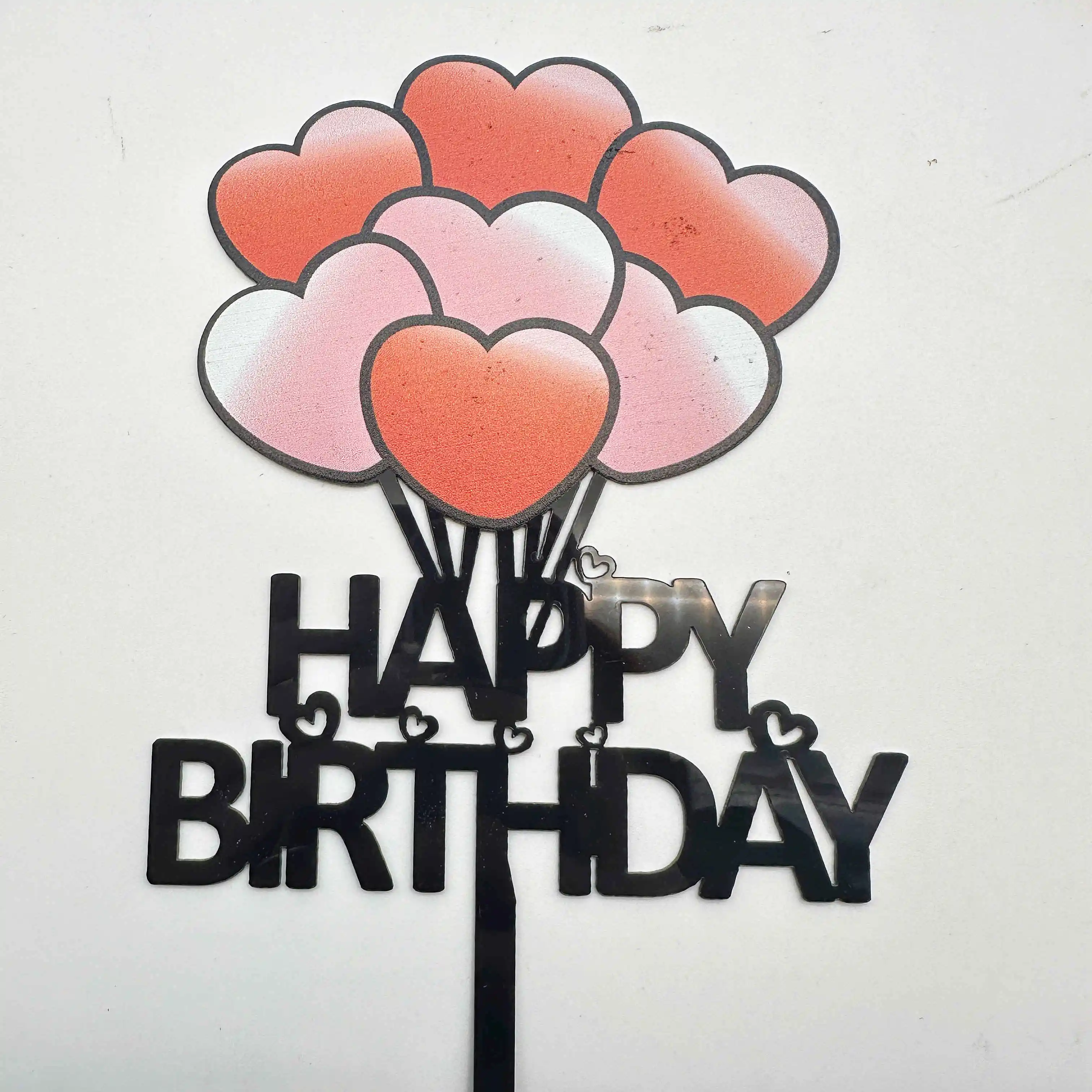 Wholesales Custom Happy Birthday Cake Topper Balloon String Bow Gift ...