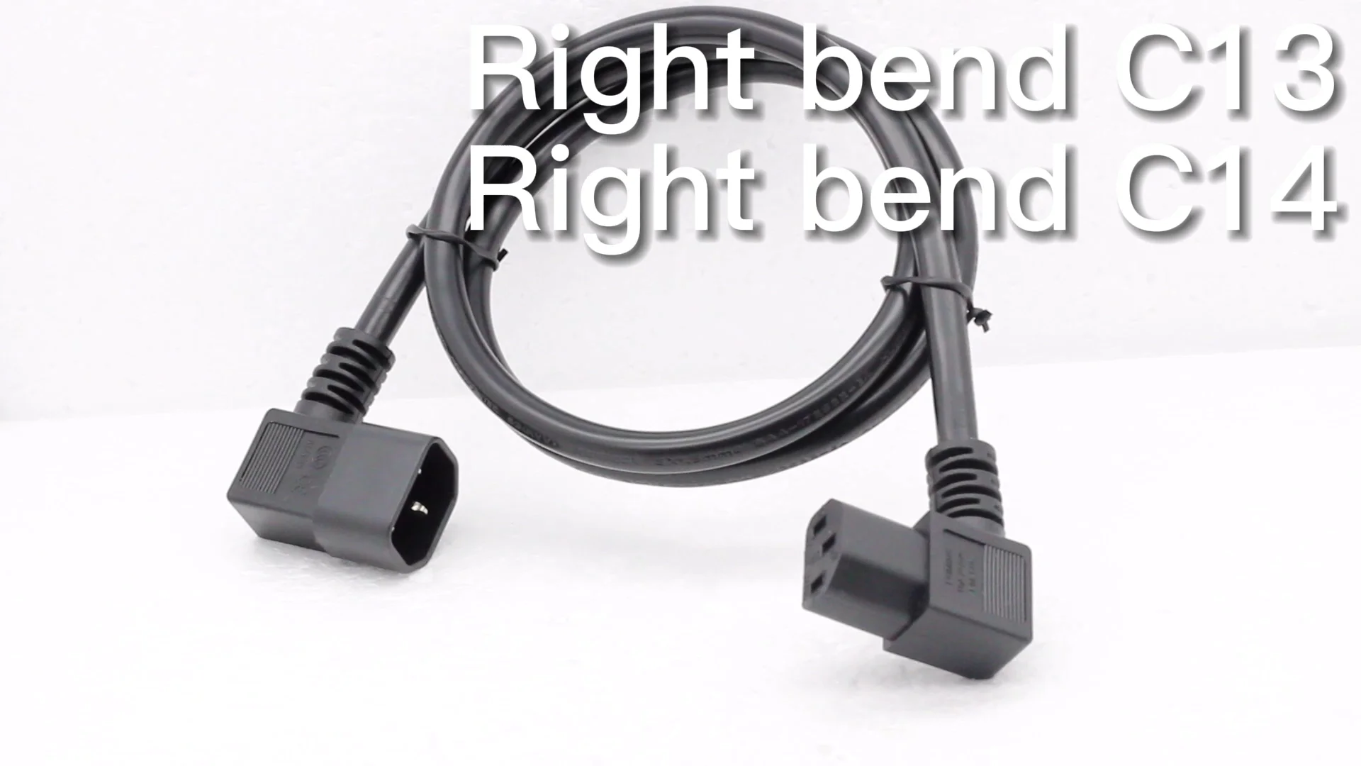 European Standard Iec Right Bend C14 C13 Connector Power Cord - Buy Iec ...