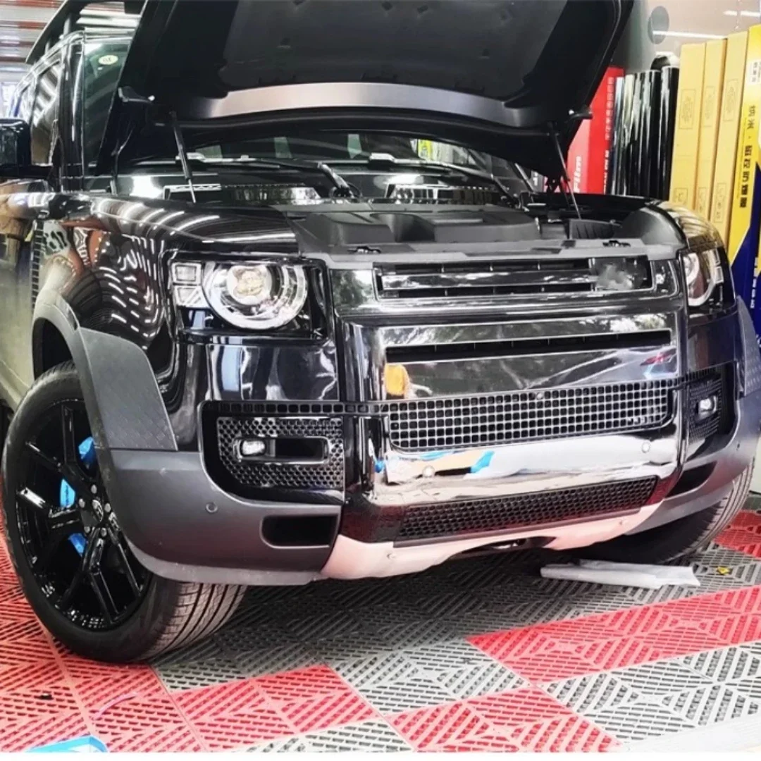 Body Kit Front Rear Bumper Grill Mask Assembly For Land Rover Defender ...