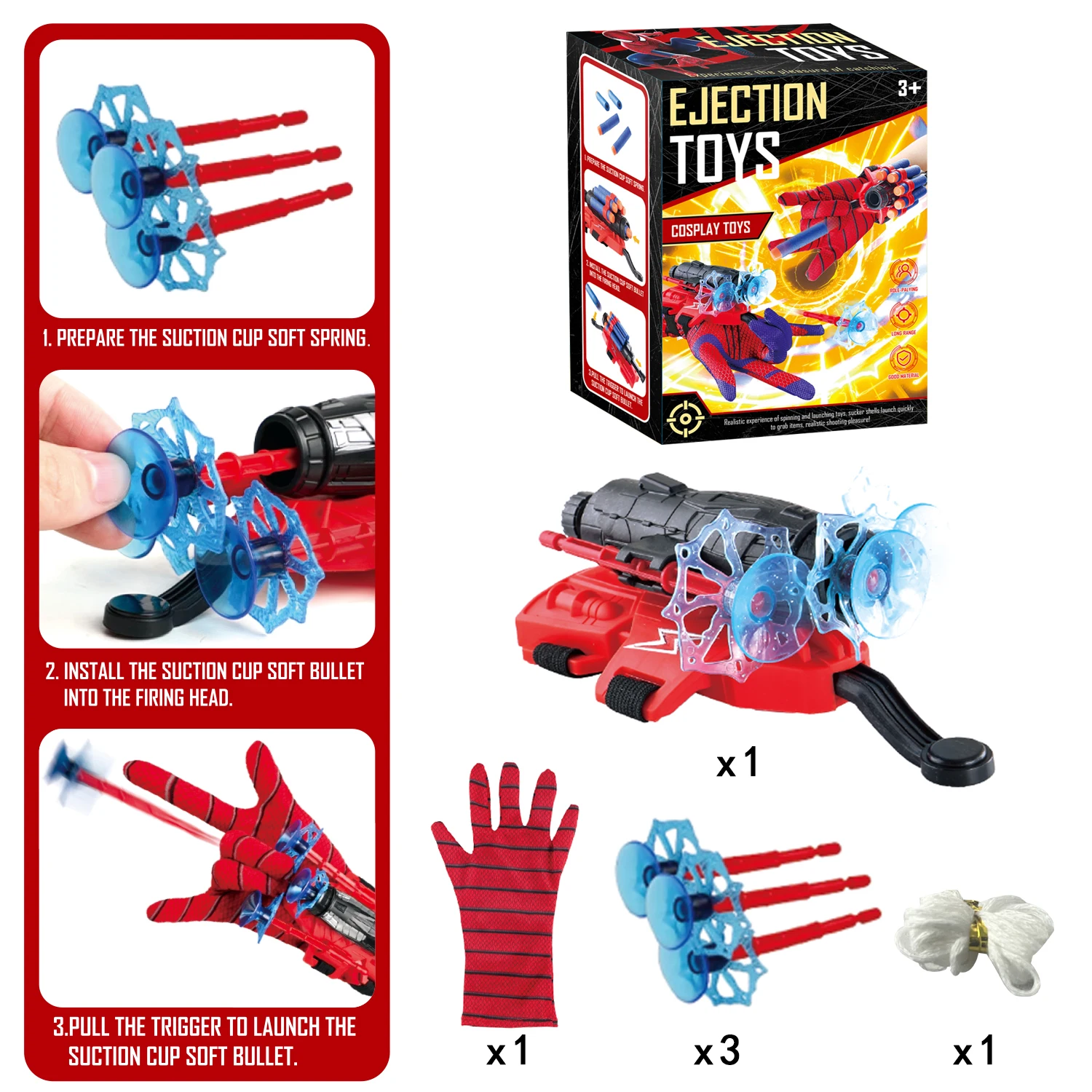 Spider Shooters For Kids Spider Shooter Wrist Launcher Toys - Buy ...