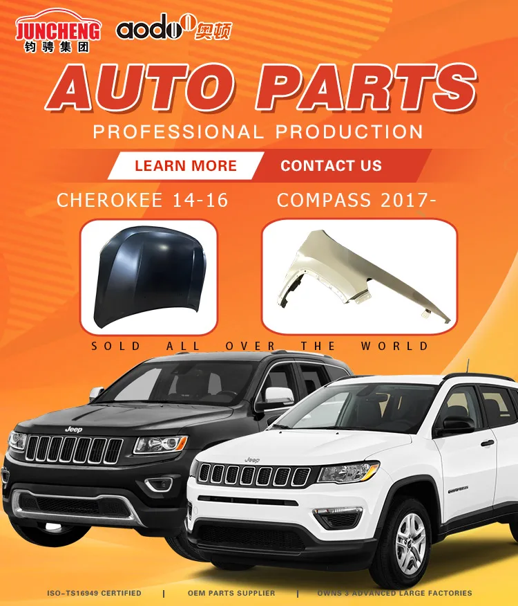 Replacing Aluminum Front Hood Engine Cover For Jeep Compass 2017- - Buy ...