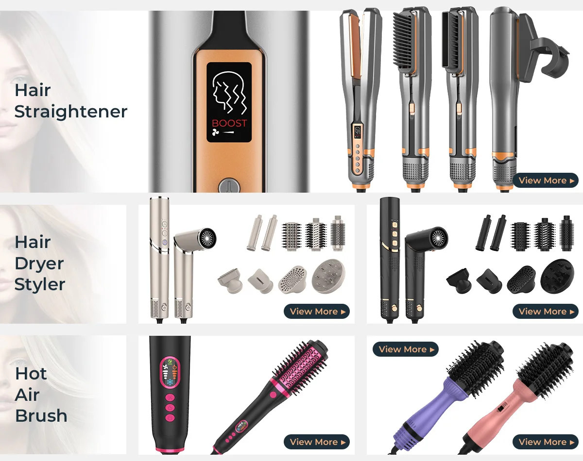 Flat Iron Multi Styler Airstyler Air Blow Dryer Wet to Dry Plancha ...
