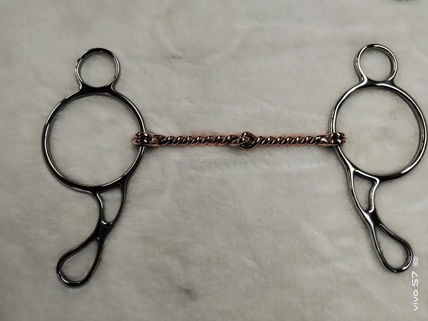 Horshi.stainless Steel Wonder Gag Bit with Twisted Wire Mouth Horse ...