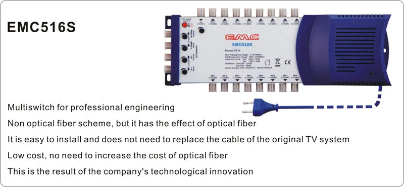 5x16 Satellite Multiswitch Antenna Lnb Smatv Splitter - Buy Gain ...