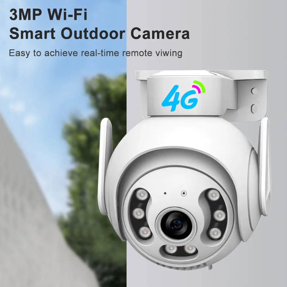 OEM 4G IP Camera Outdoor Security PTZ Wireless Video Surveillance CCTV ...