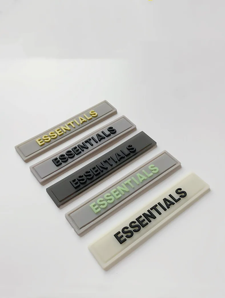 Custom Brand Logo Tiny Letters Silicone Labels Brand Logo Black Pvc ...