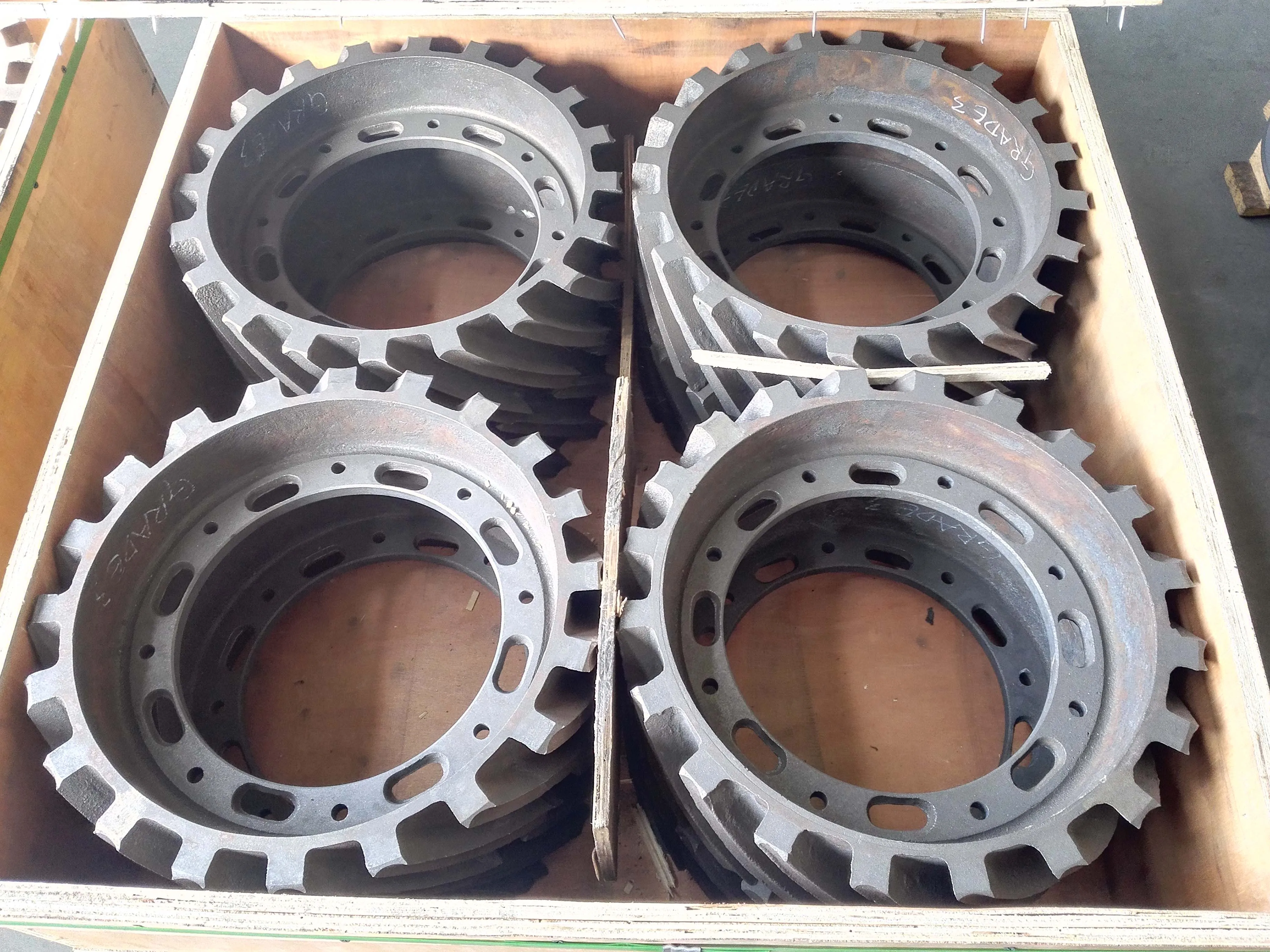 Spt Oem Harvester Parts Wood Debarking Feed Wheel Head Teeth Tooling ...