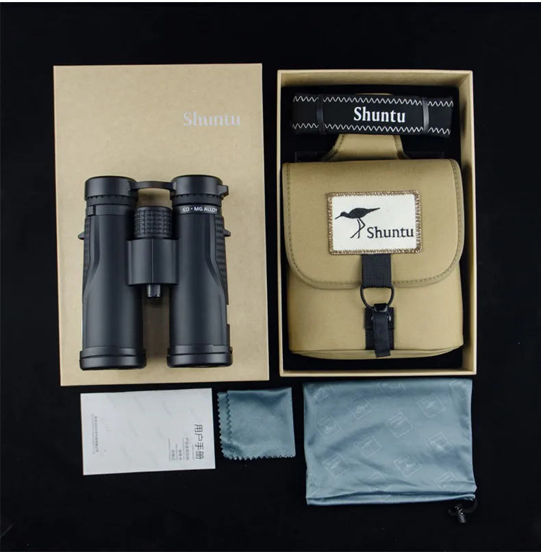 Shuntu Pi Series Roof Binoculars Hunting Telescope 10x42 Smc Mg Alloy ...
