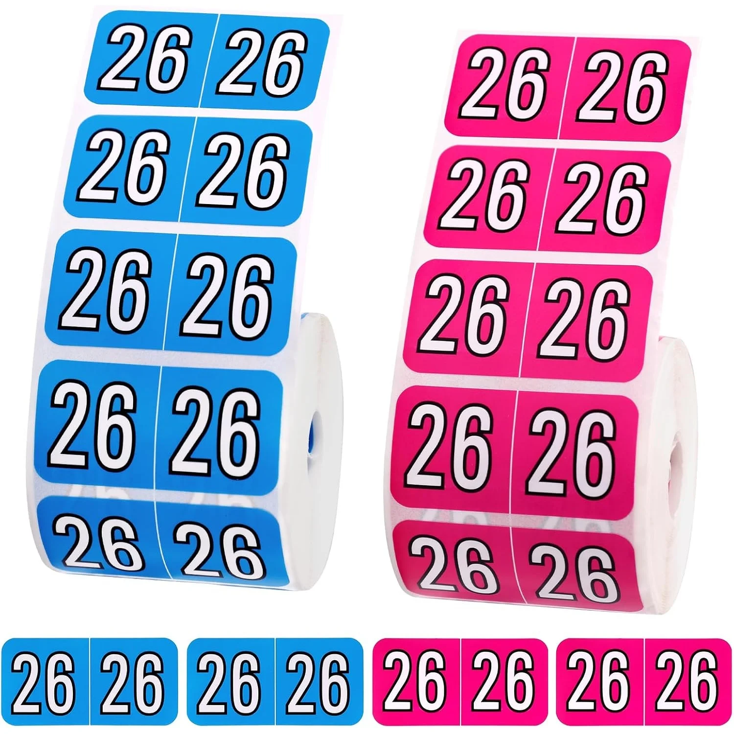 2026 File Folder Sticker Labels, 2026 Year Stickers for School Office ...