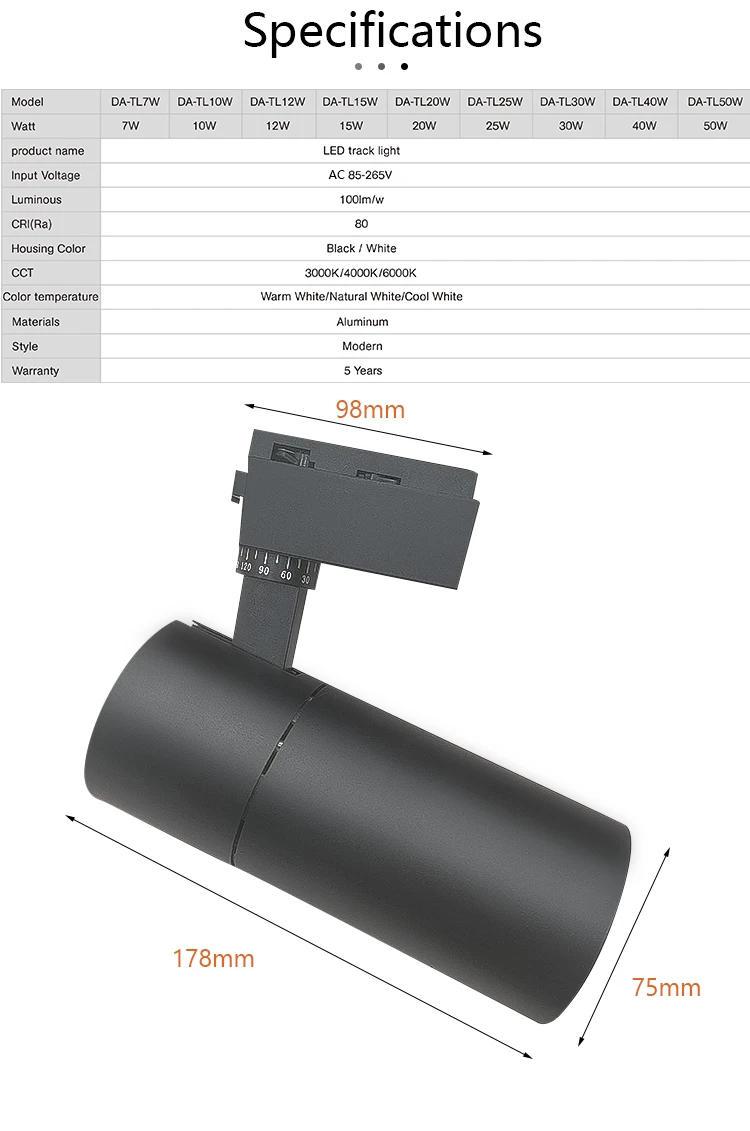 Smart Dimmable Cct Selectable Cri 90 Magnetic Rail Lighting 20 Watt Led ...