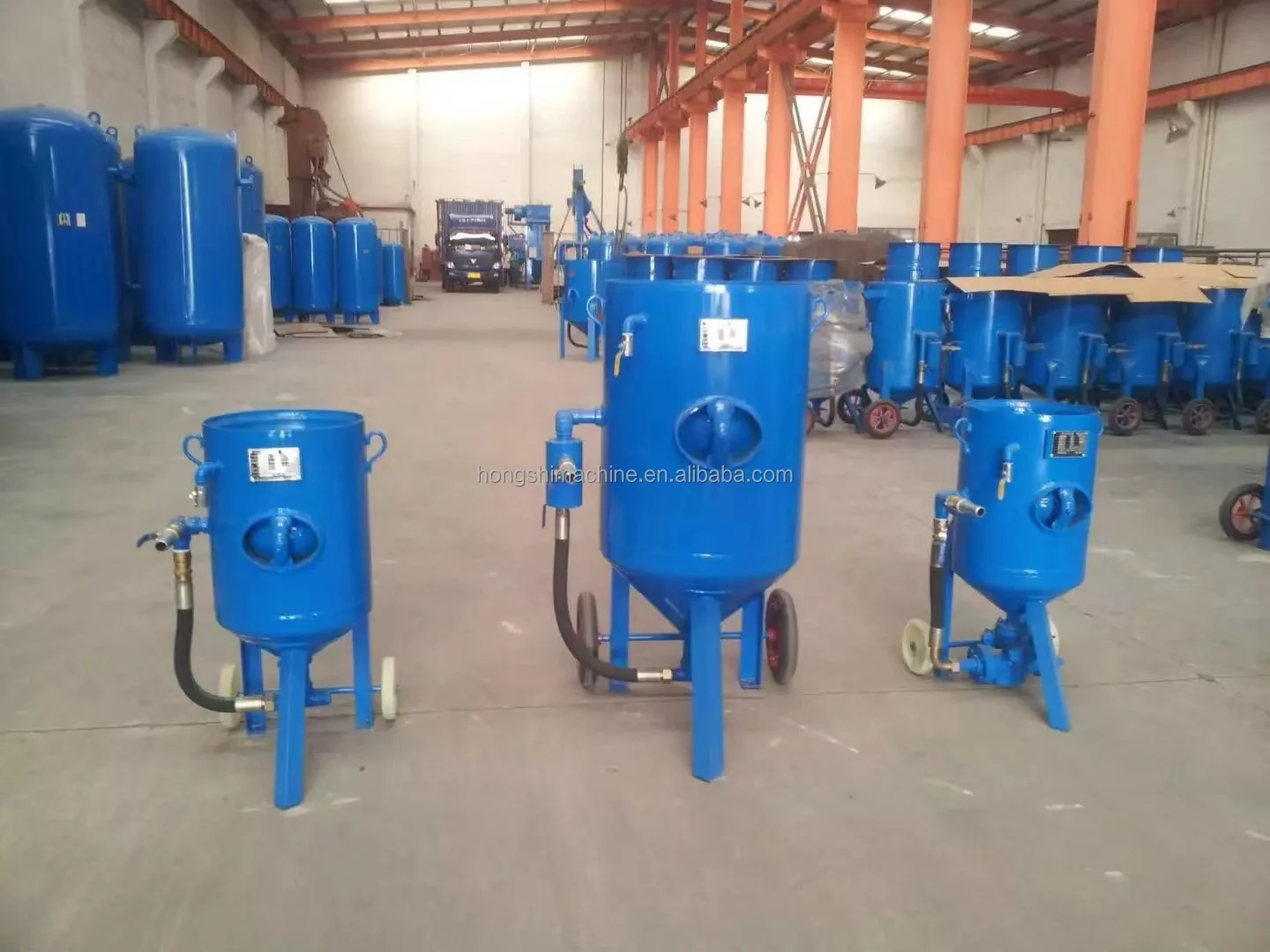 Dry Wet Sandblasting Dustless Sandblaster - Long Life
