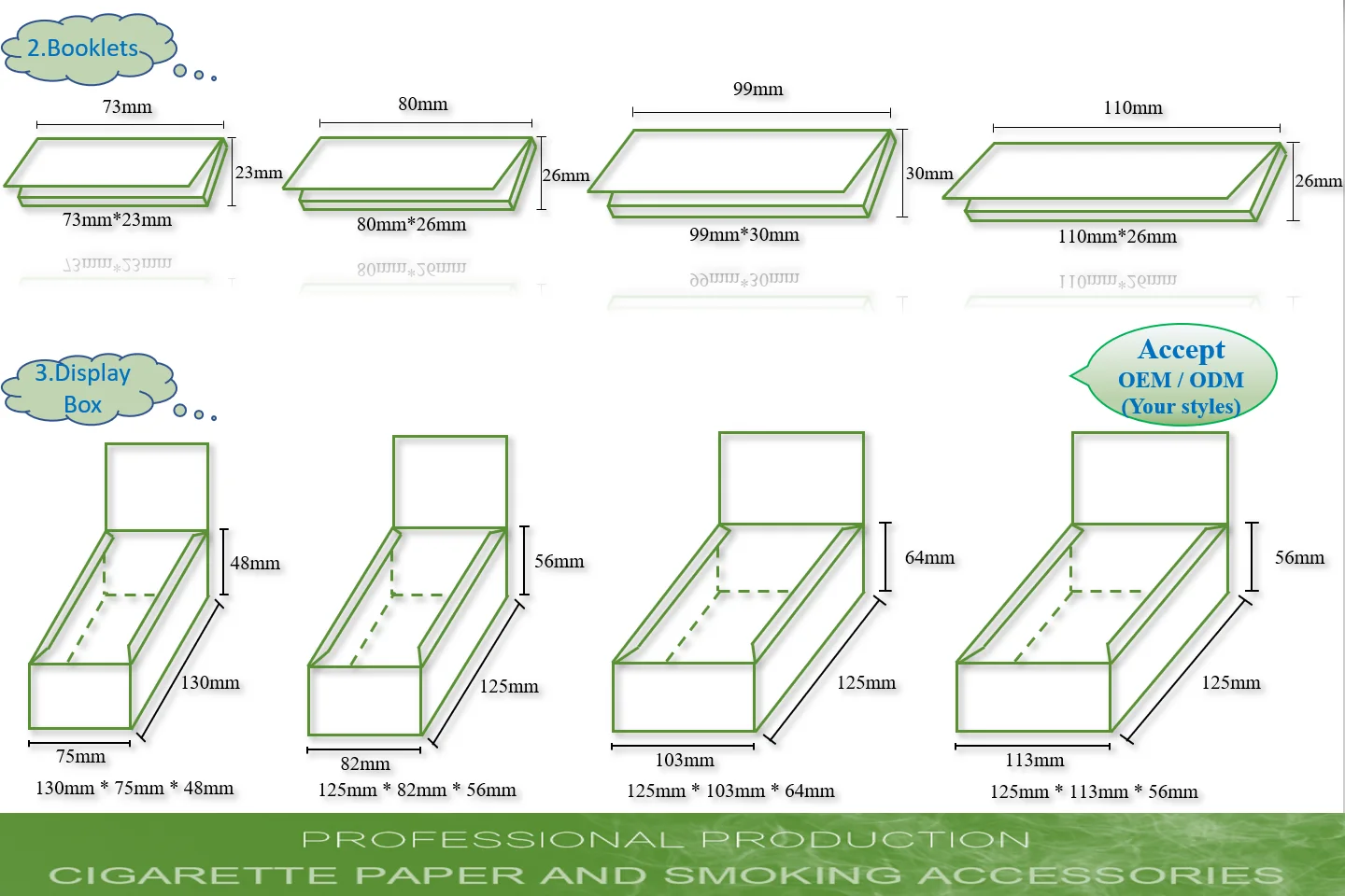 Smoking Paper Roll Custom King Size Rolling Papers Unbleached Hemp ...