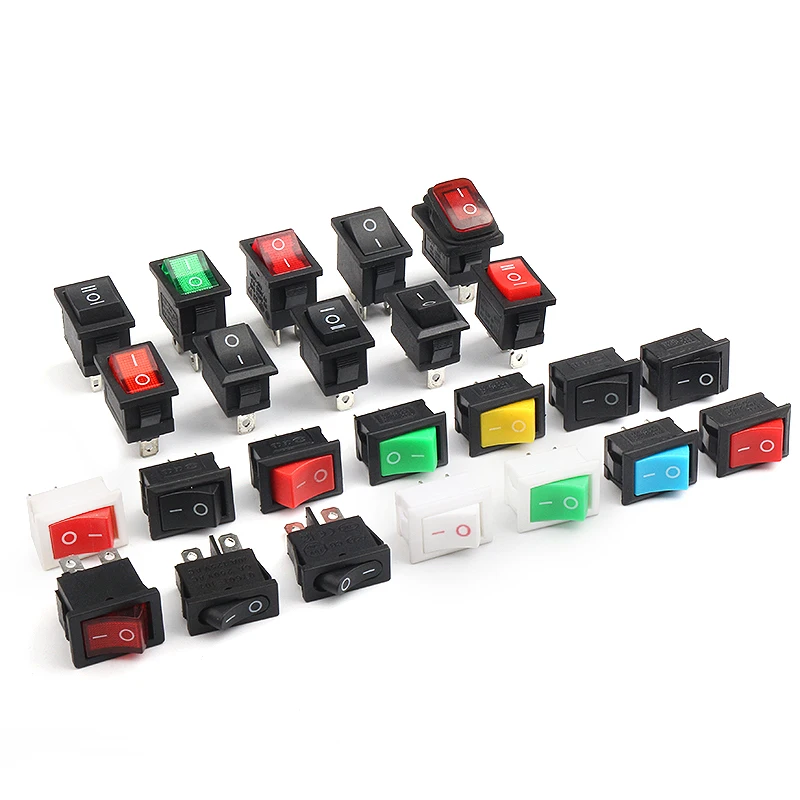 2P Rocker Switch KCD1 Mini On-off Button Switches IP12/IP11 CQC CE ...