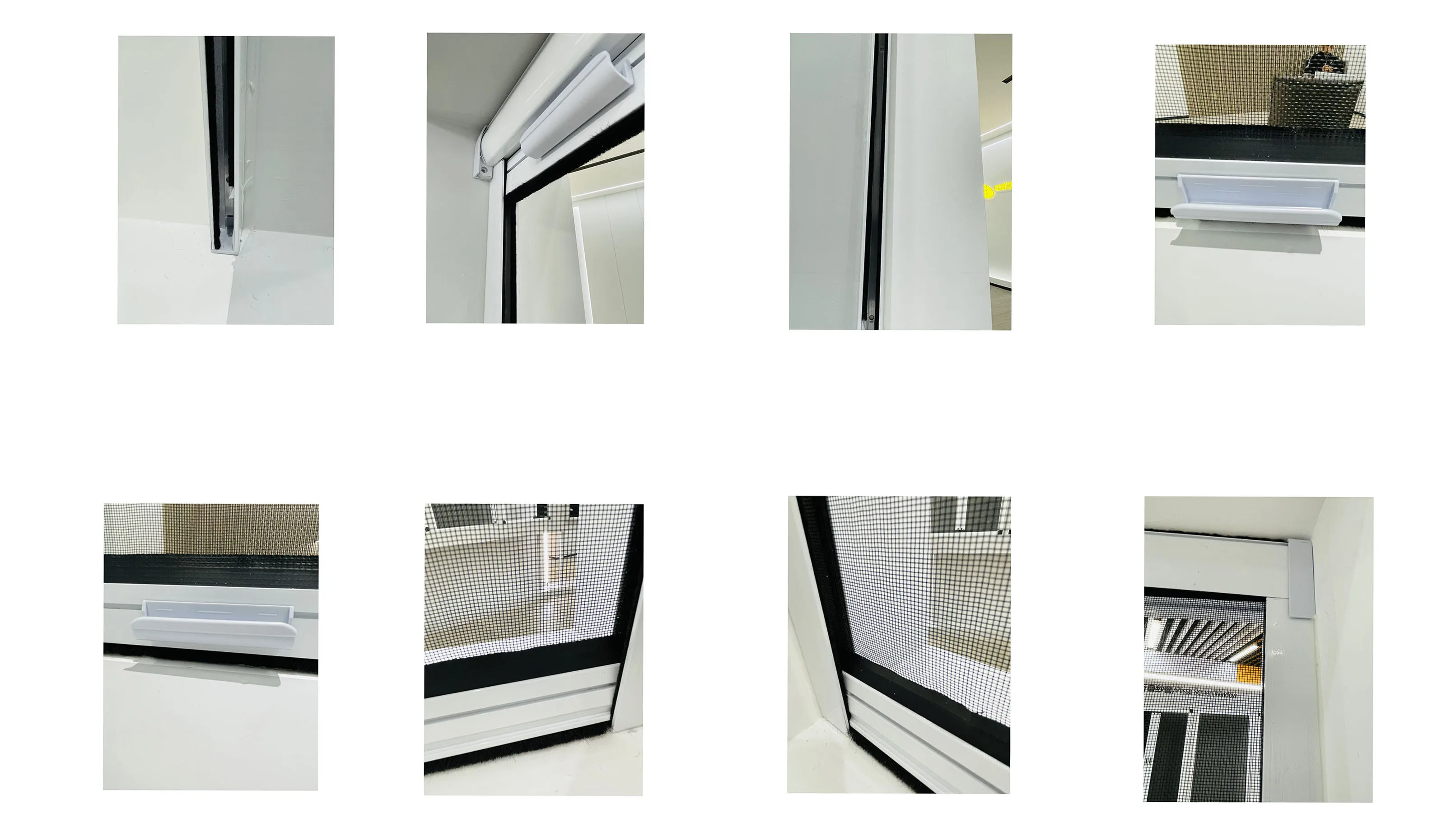 Retractable Sliding Windows Screen Trackless Retractable Screen Door ...