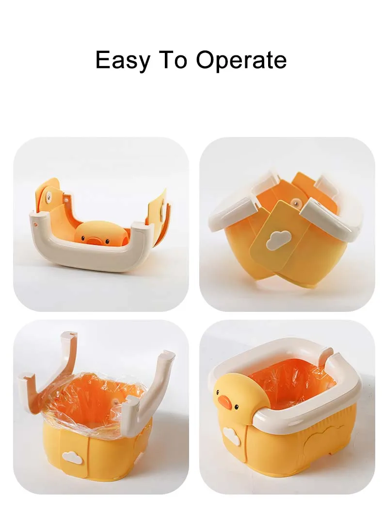 Cute Design Cartoon Duck Children Potty Baby Potty For Boys And Girls ...