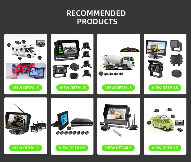 Bus 3d 360 Degree Bird View System Car Security Camera Surround View ...