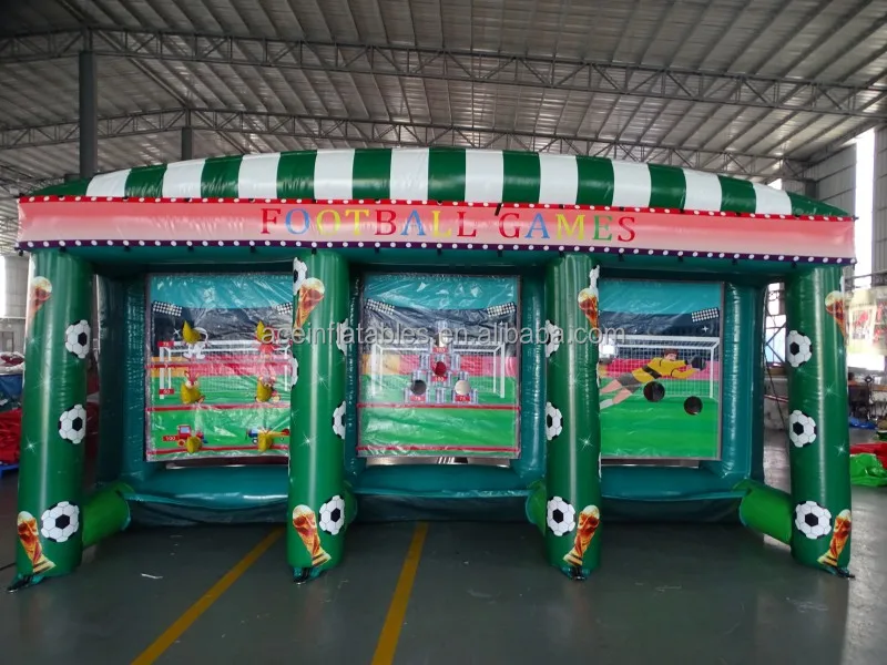 Inflatable Carnival Game Soccer Kick Game Inflatable Penalty Shootout ...