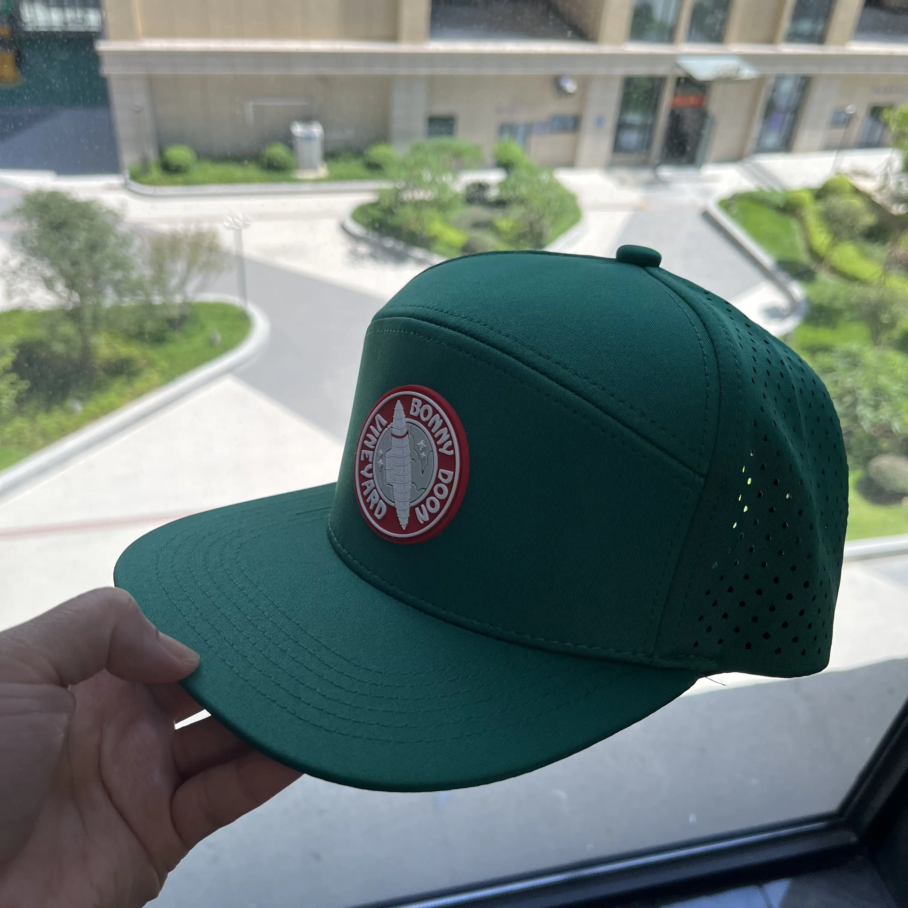 Hs15 Blank Logo Baseball 6 Panel Non-waterproof Veracap Snapback Laser ...