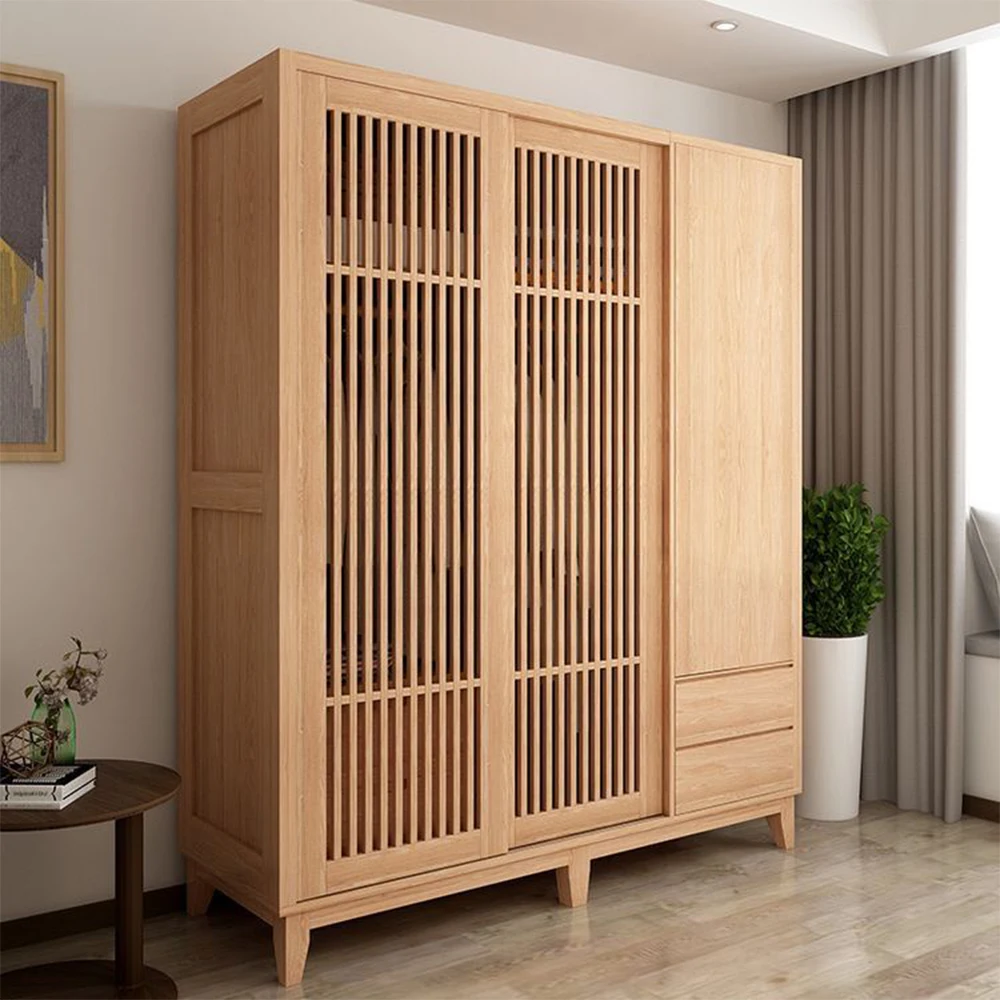 Freestanding Wardrobe with Dressing Table Sliding Door System