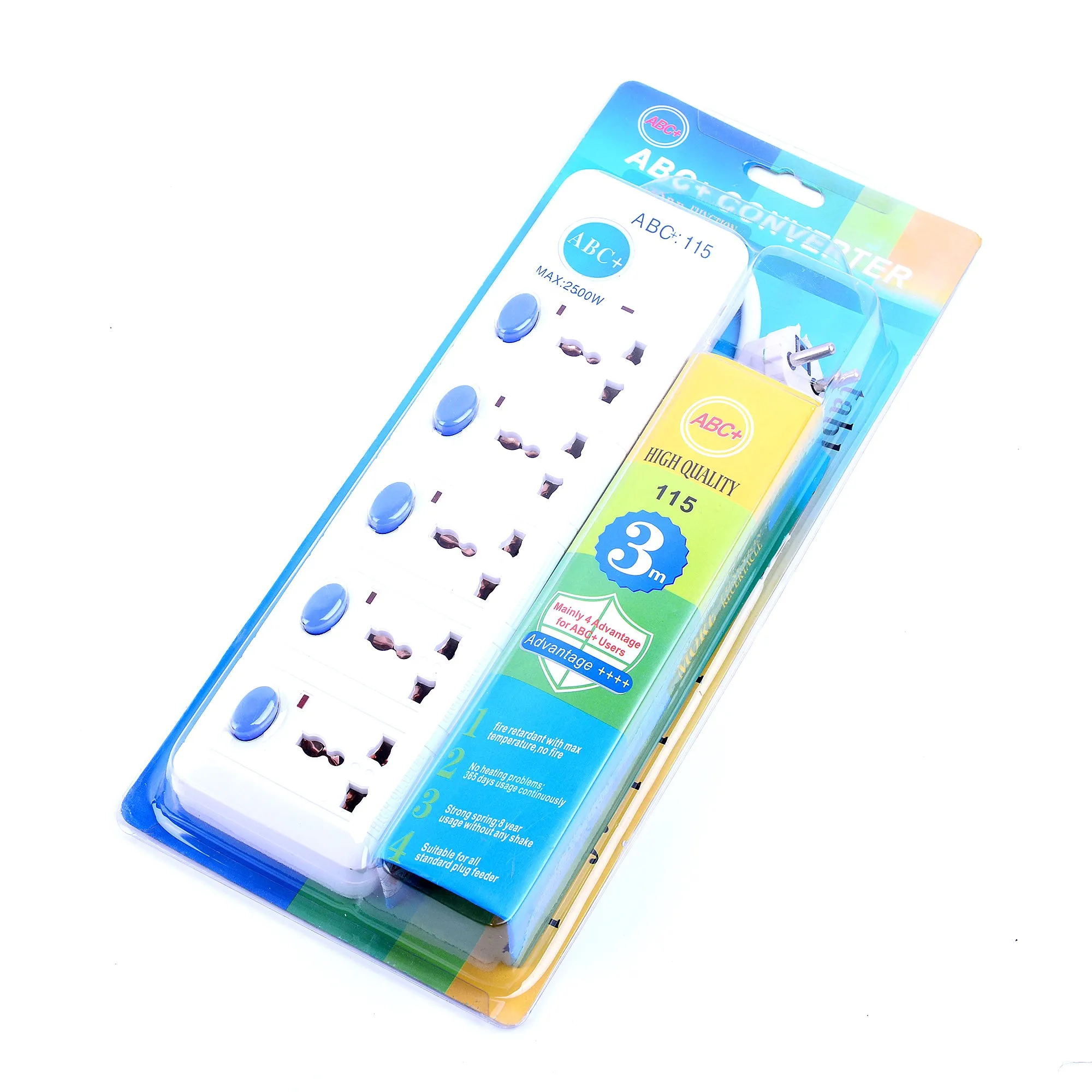 Universal Power Strips for Thailand, Myanmar, Cambodia, Nigeria