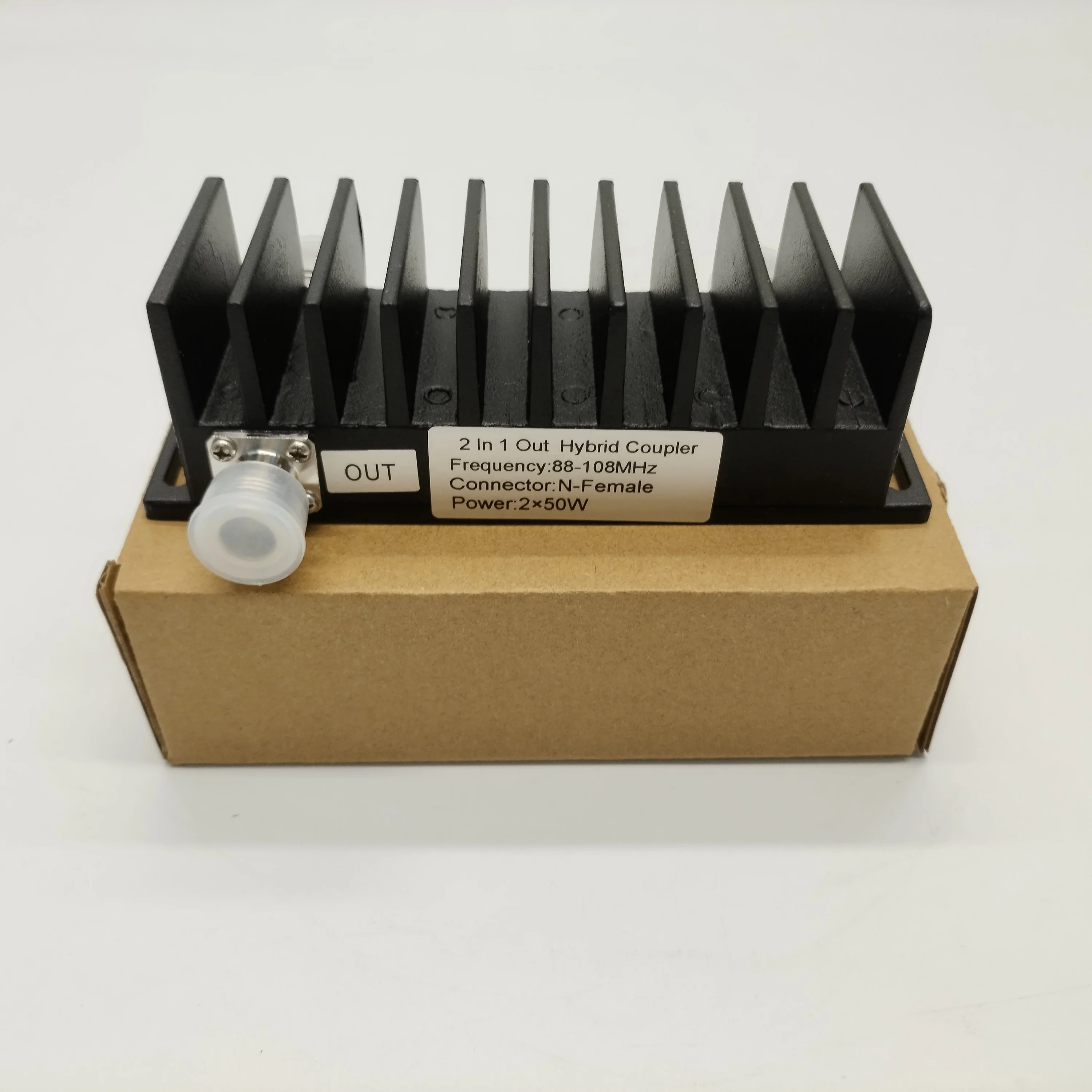 2 In 1 Out Hybrid Coupler Frequency 88-108mhz N Female Connector 50w ...