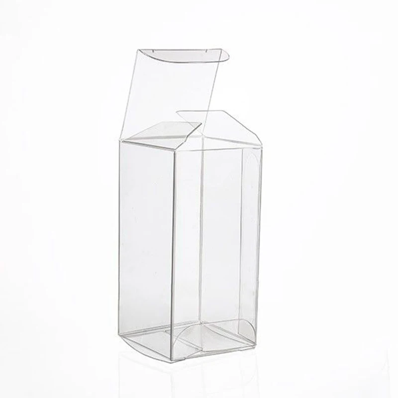 Custom Clear Cube Acetate PVC Box Recycled PET Transparent Plastic Gift ...