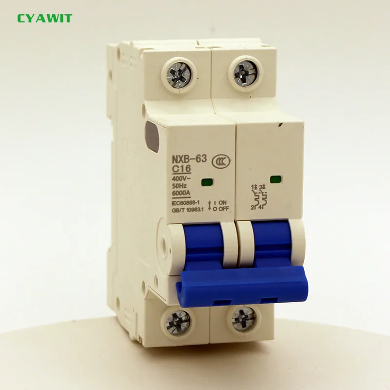 Cyawit Nxb-63 C Curve Mcb 4p 10a 16a 20a 25a 32a 40a 50a 63a Dc Mcb ...