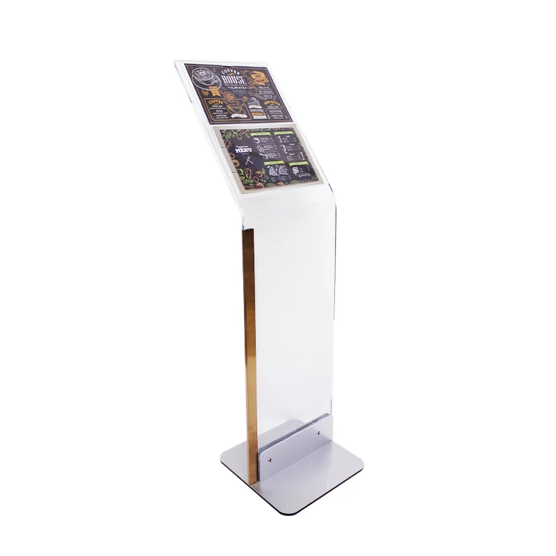 Acrylic Floor Display Stand - Promotional Poster Holder
