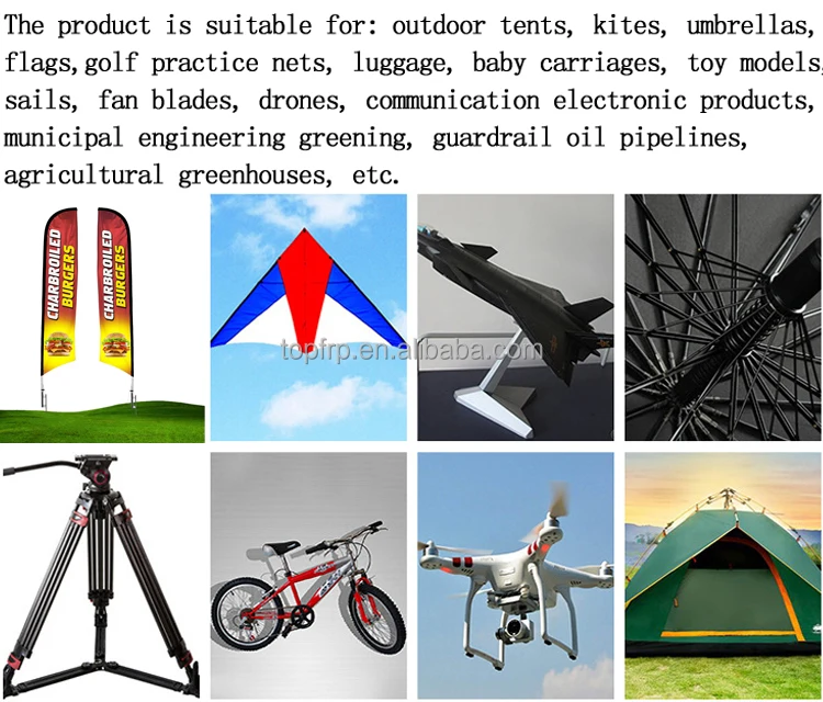 Fiberglass Frp Rod And Connector For Food Delivery Bag Frame - Buy Grp ...