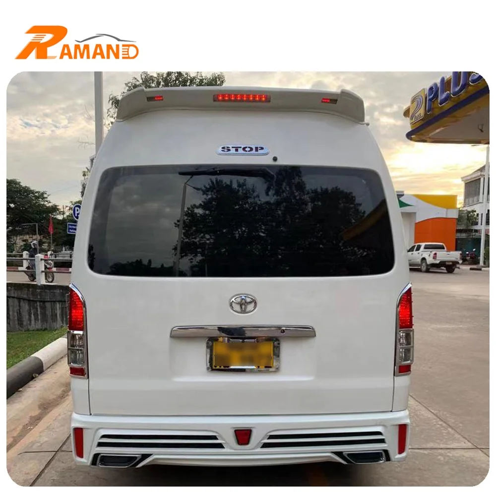 Front Body Kit For Hiace Kdh200 2005-2018 Front Bumper Rear Bumper For ...