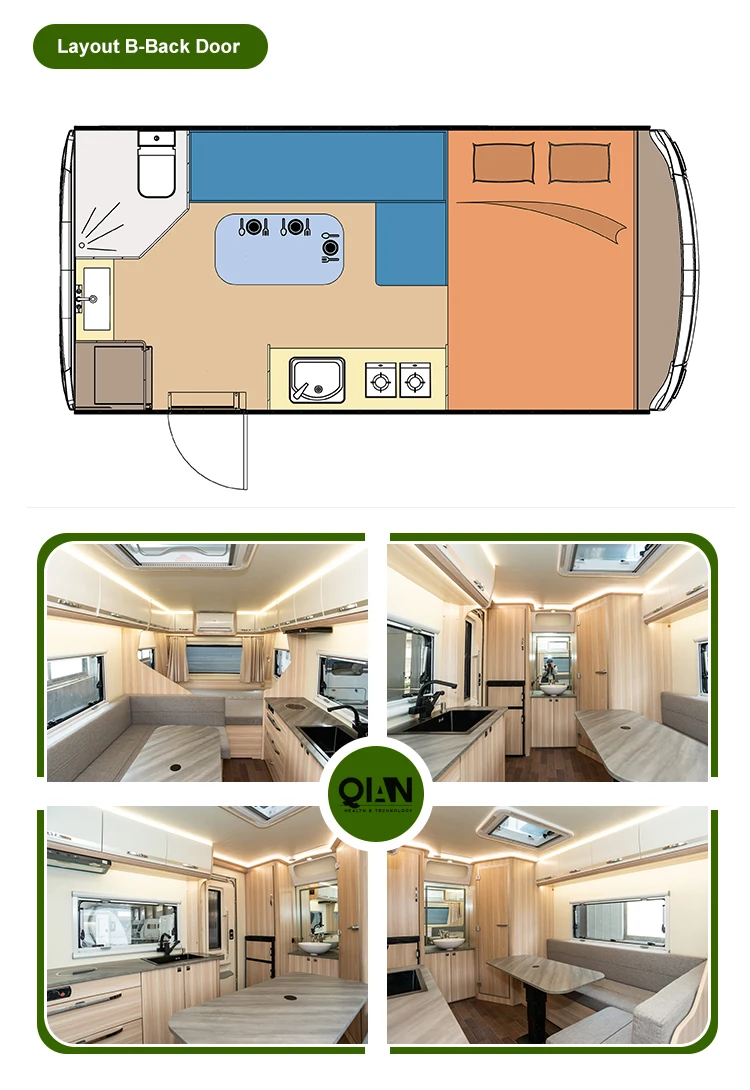 Customize RV Camper Trailer - off Road Tourist Motorhome