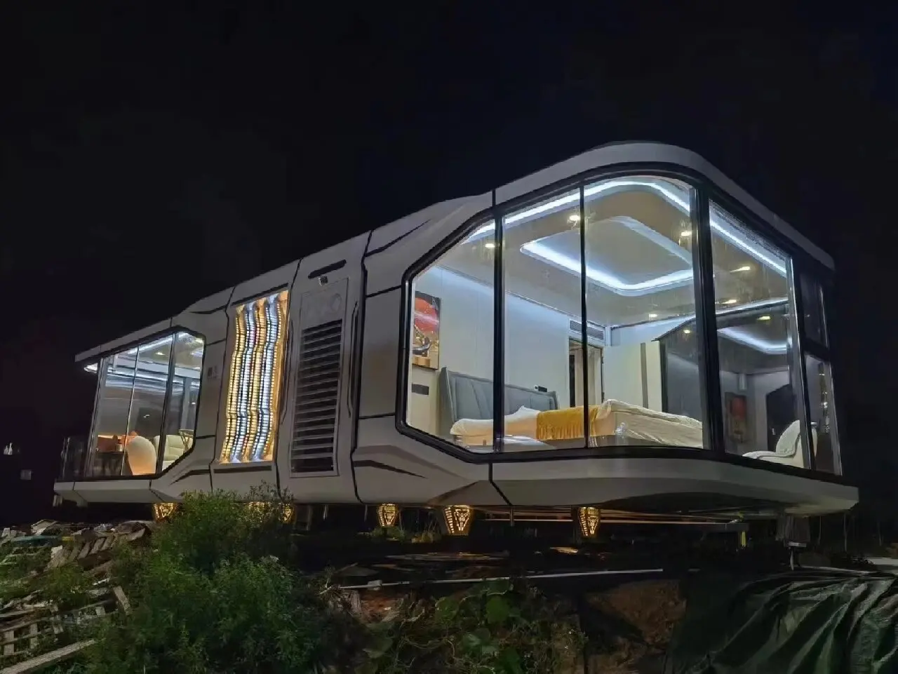 Newly Designed Container Tiny Homes Modular House Prefabricated Capsule ...