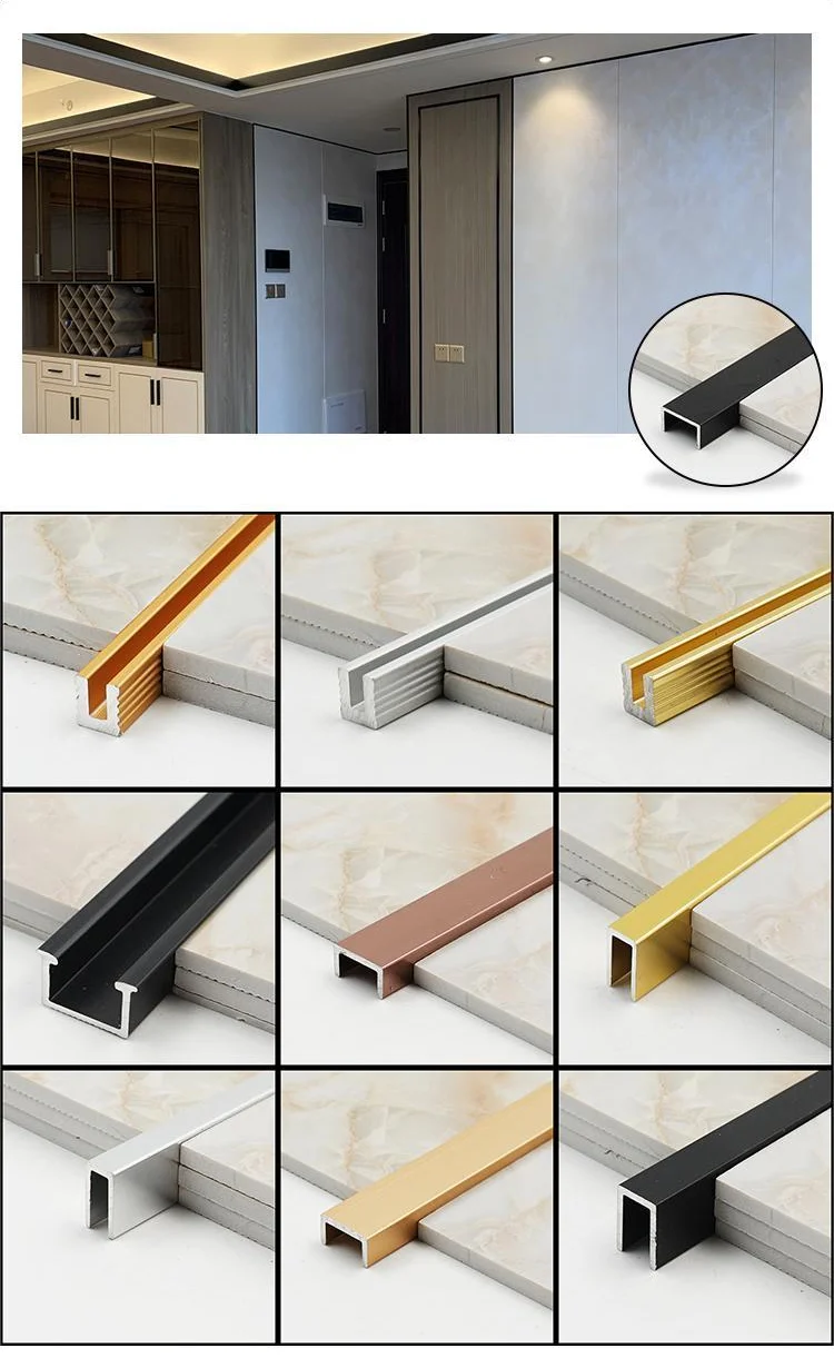 Foshan Aluminum Profile Manufacturer Factory Customized Brushed Nickel ...