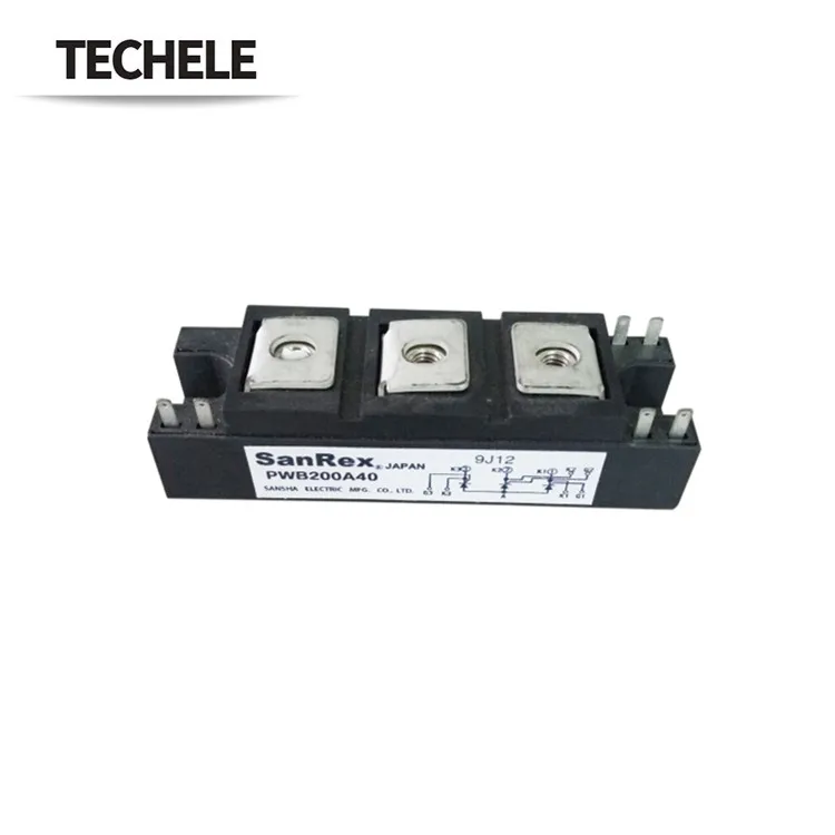 SanRex three phase half bridge rectifier PWB200AA30 - Wolfchip.com