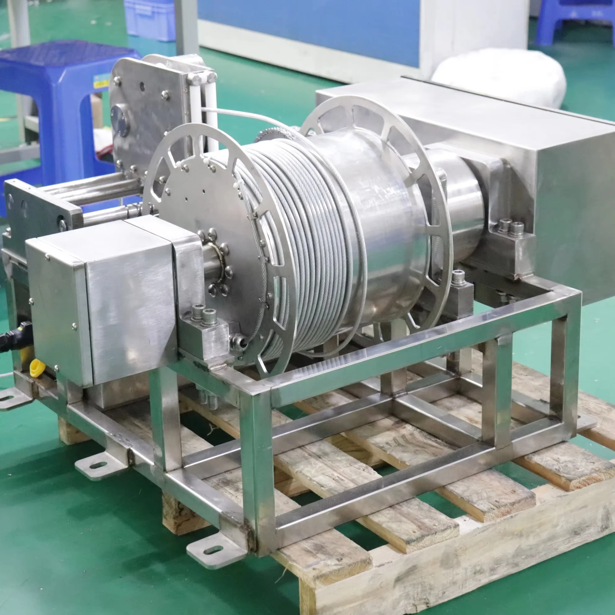 Electric Rov Cable Reel SS316 - Ultimate Duty Marine Winch