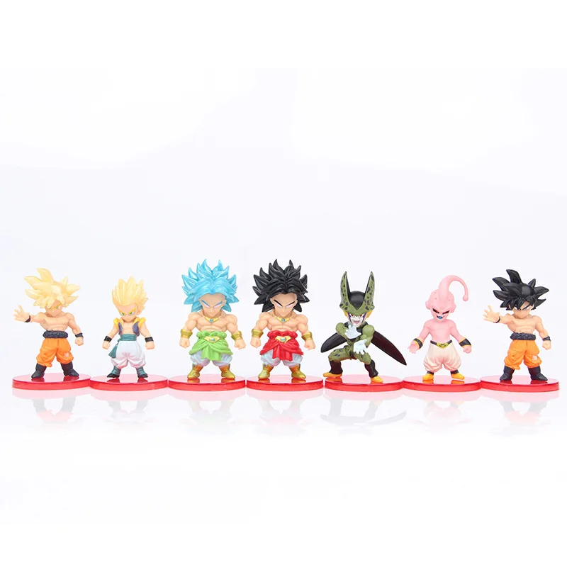 21 Pieces/set PVC Mini Figures - Super Saiyan Goku & More