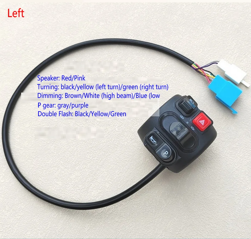 Electric Tricycle Speed Control Throttle+integrated Switch Assembly ...