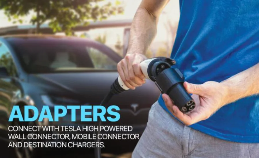 Type1 to Tesla AC120-240V Car EV Charger Adapters J1772 Charging ...