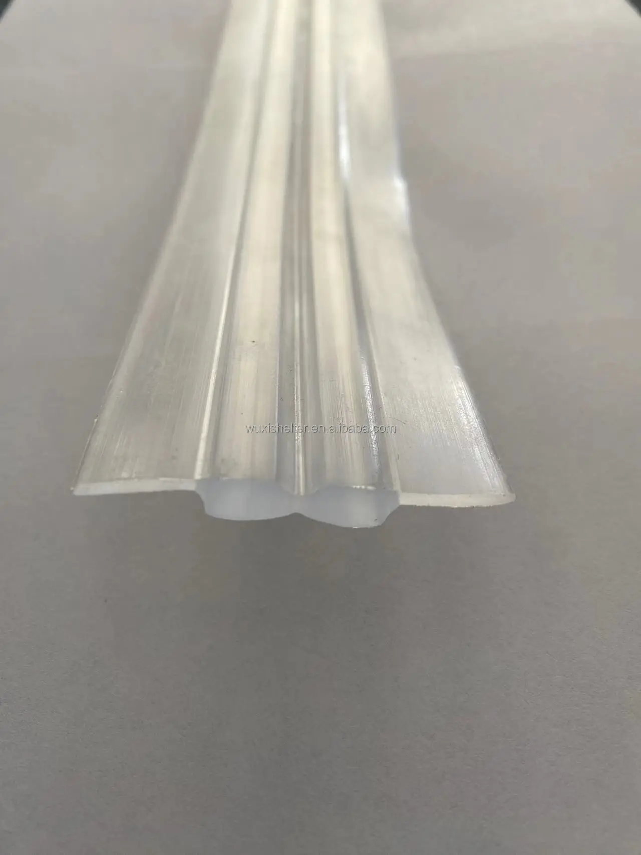 Transparent PVC Rubber Spacers for Zipper Doors - Durable & Clear