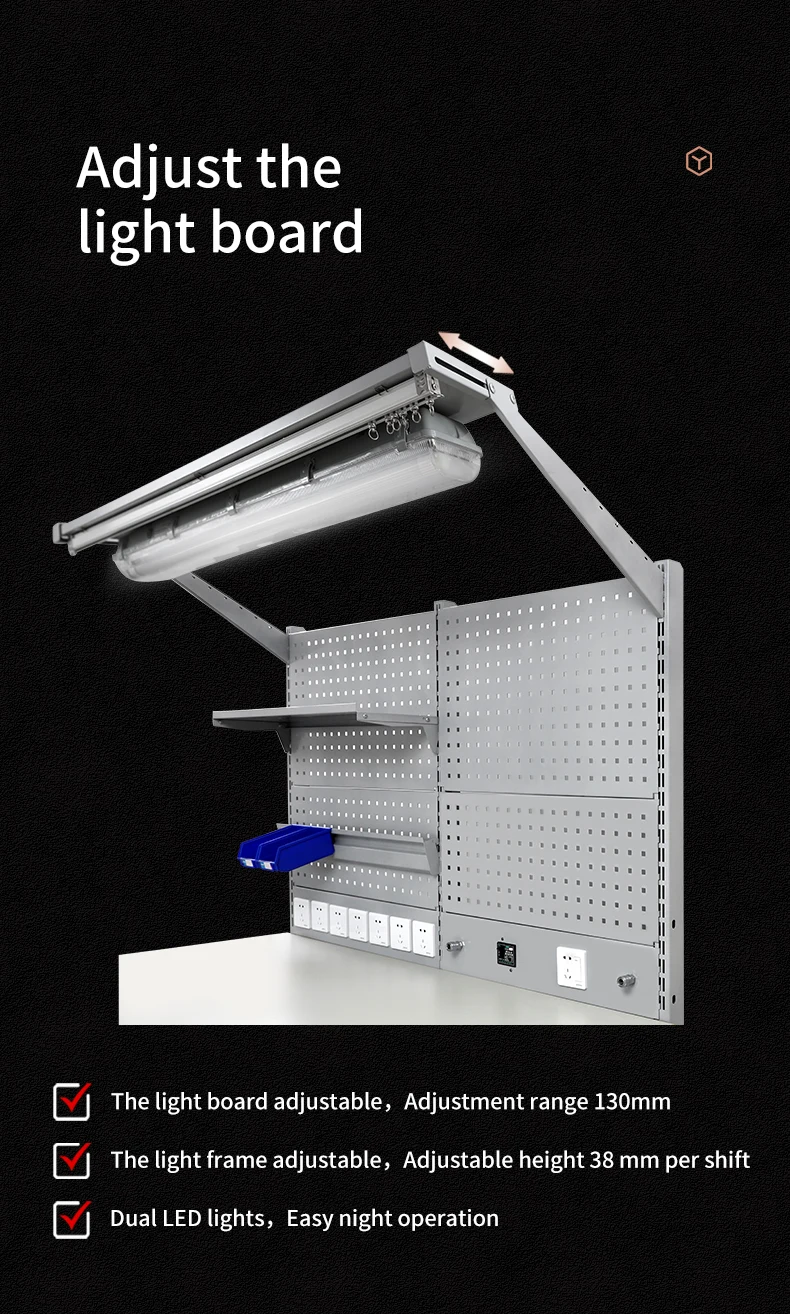 Garage Electrical Workstation ESD Workshop Workbench With Adjustable ...