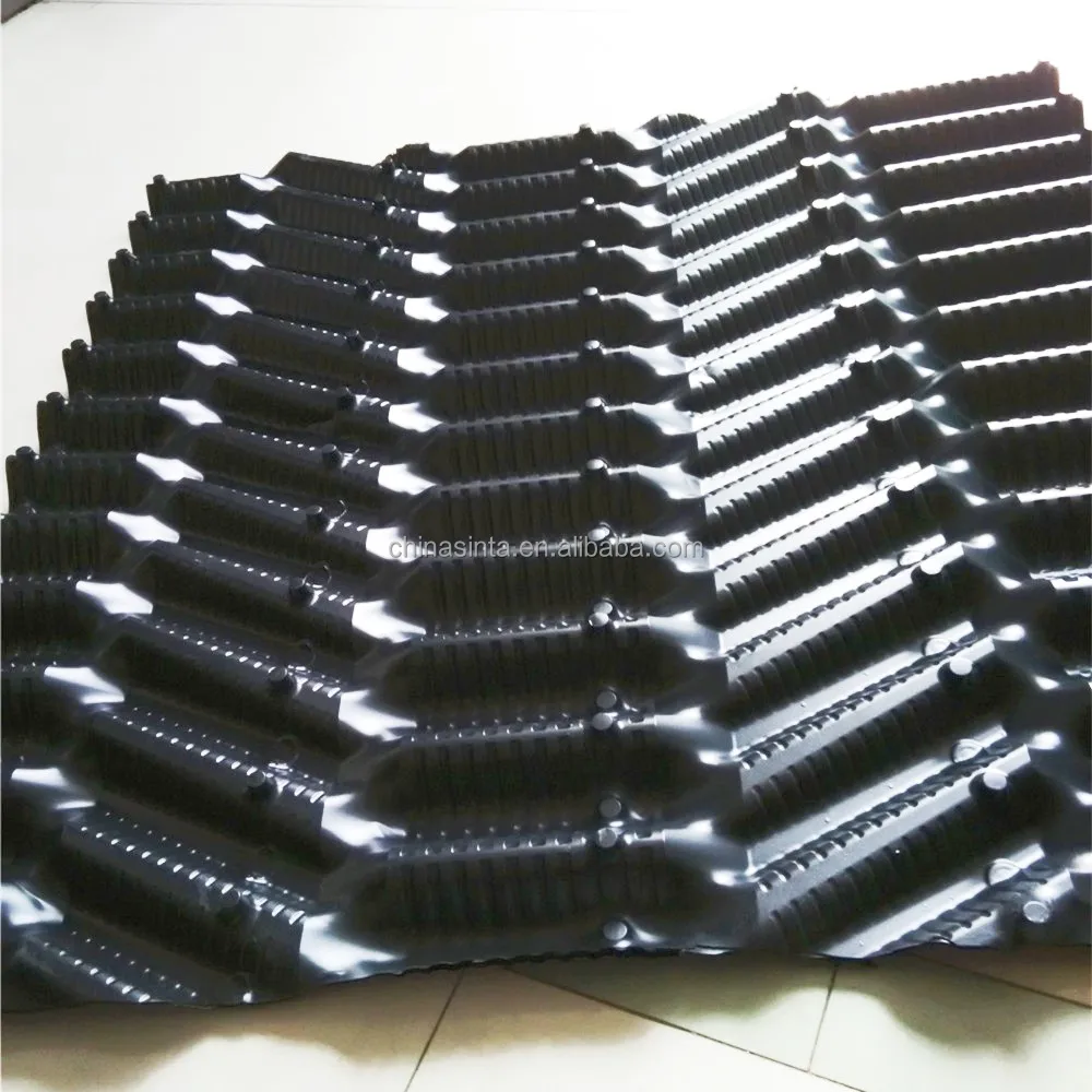 Cooling Tower Fill Pack 1800x600x300mm Of21 Offset Fluted Counter Flow ...