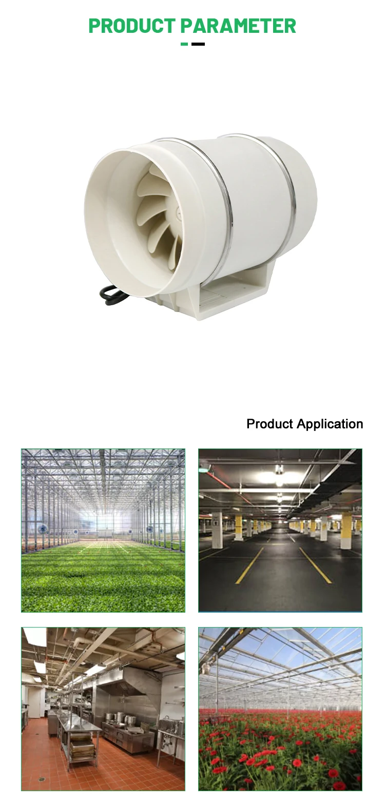 TT 5 Inch Inline Duct Fan - Powerful & Silent Ventilation