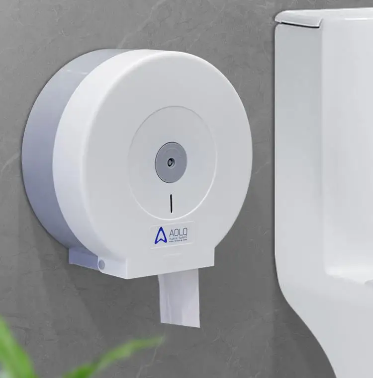 Manual Paper Dispenser Toilet Roll Tissue Dispenser Paper Holder Wall ...