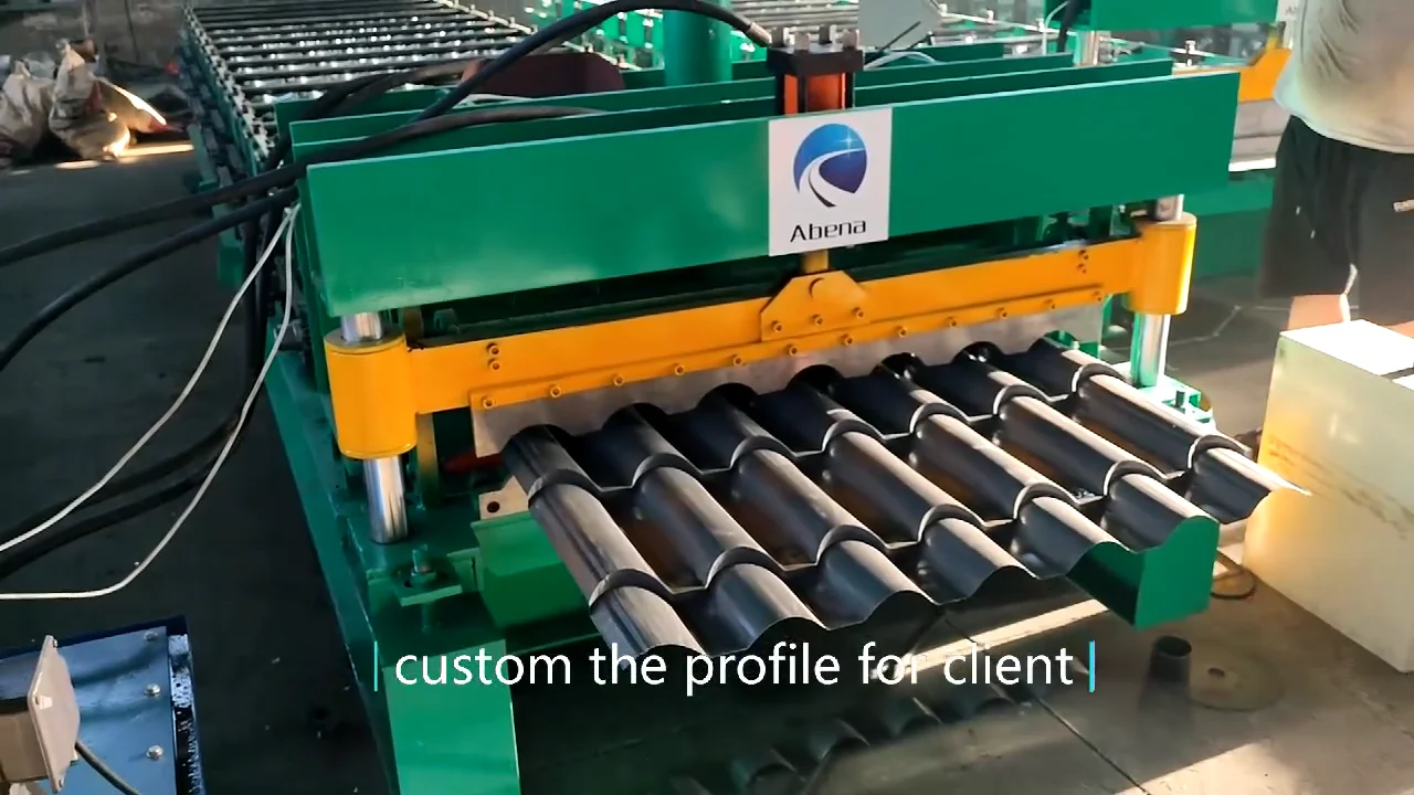 Azerbaijan Adamante Type Metal Glazed Tile Roofing Sheet Roll Forming ...