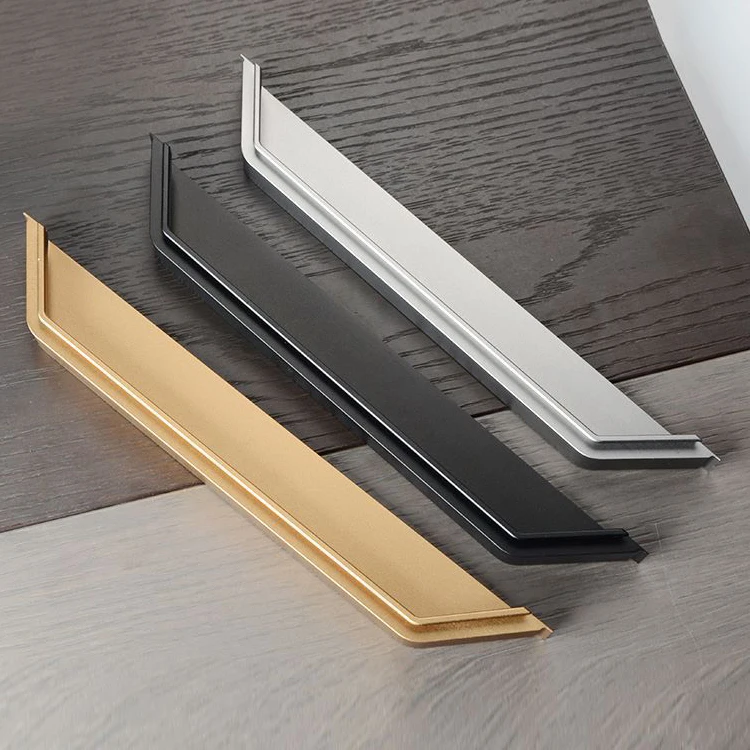 Invisible Concealed Handle - Elegant Aluminum Design