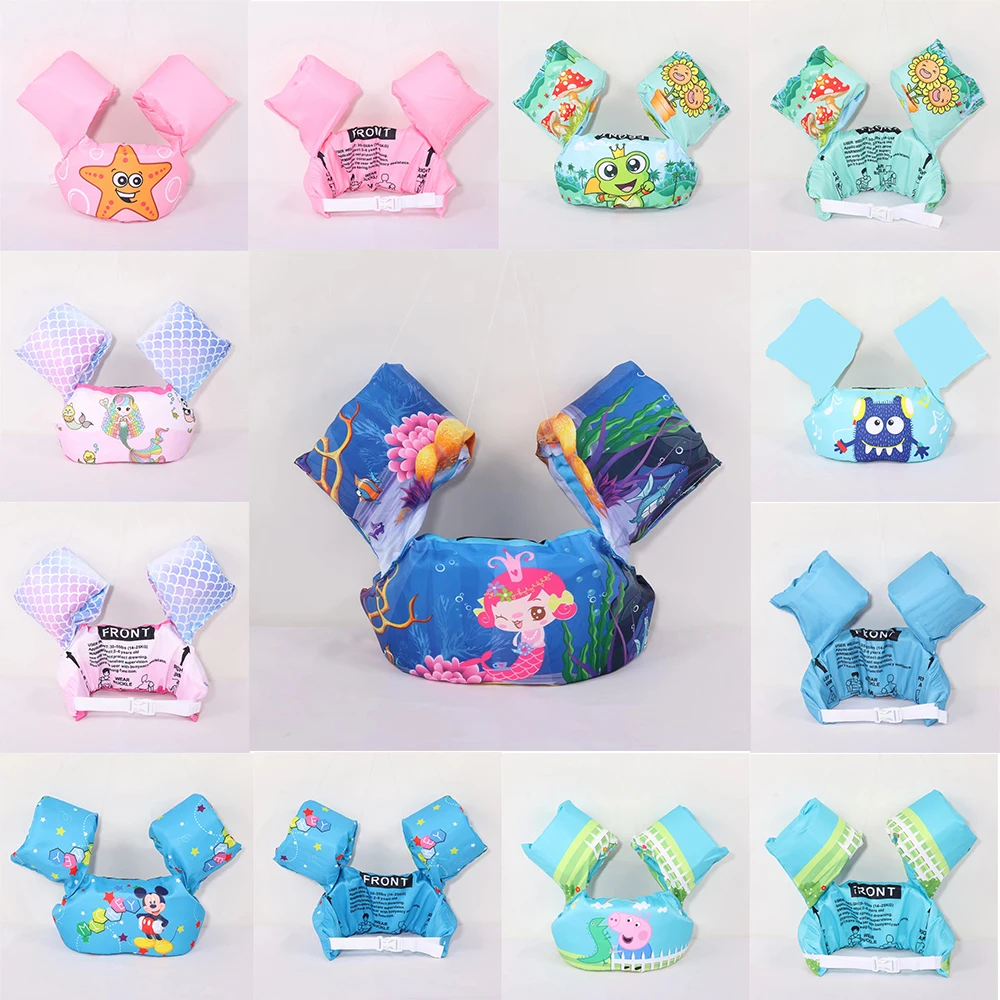 Inflatable Kids Arm Bands - Safe Floatation for Swimming