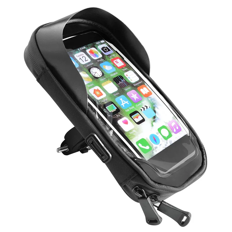 Touch Screen Handlebar Bag Bicycle Motorcycle Cycling Front Tube Frame ...